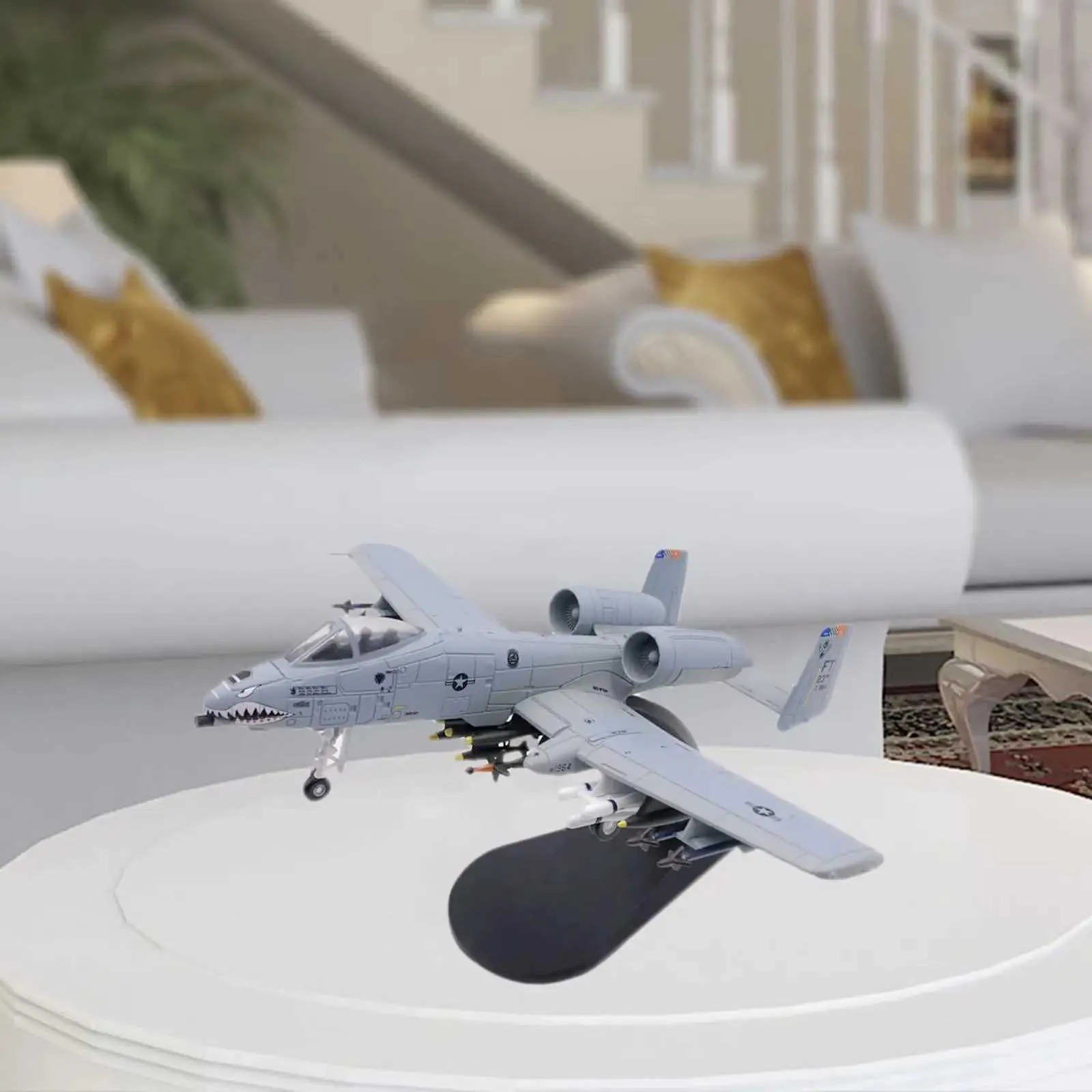 1:100 Scale Metal Die-Cast A10 Warthog Aircraft Model for Home Decor ...