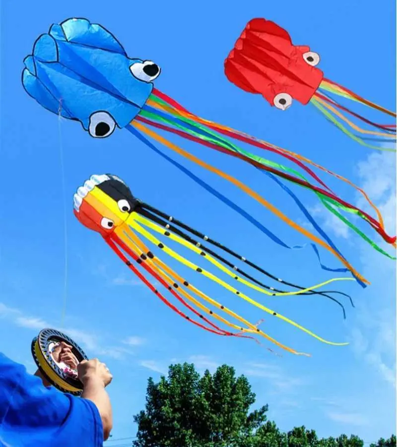 Professional Octopus Soft Kites for Adults - High-Flying Inflatable ...