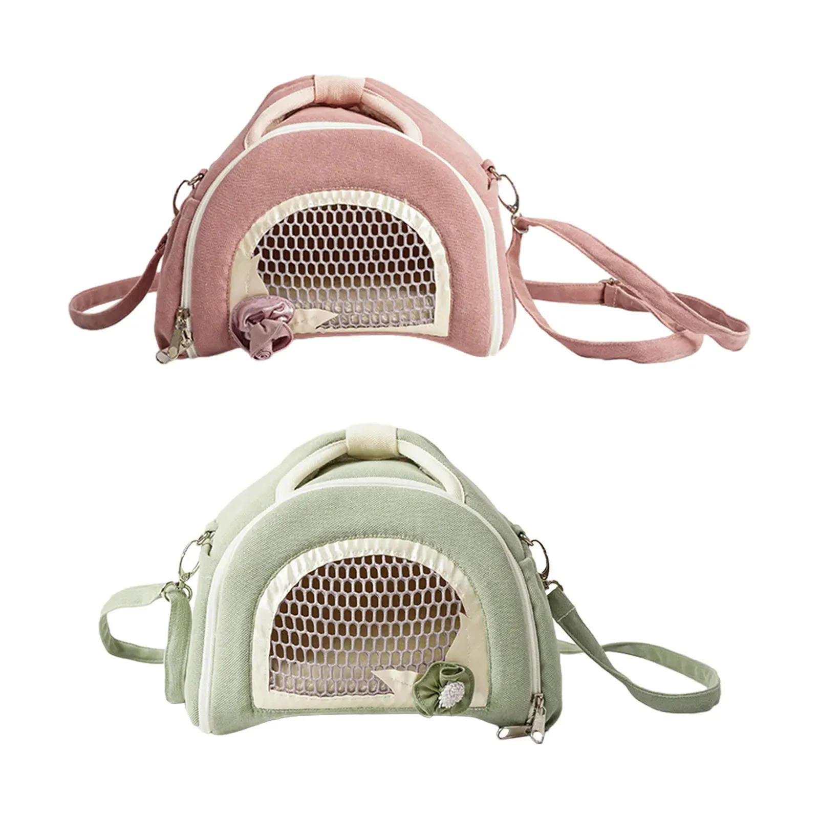 2024Breathable Hamster Bag, Portable Small Pet Carrier for Outdoor ...