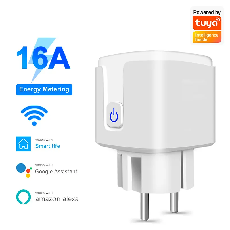 DHgate.com:2024WiFi Smart Plug 16A, EU Socket, Tuya/Smart Life APP ...