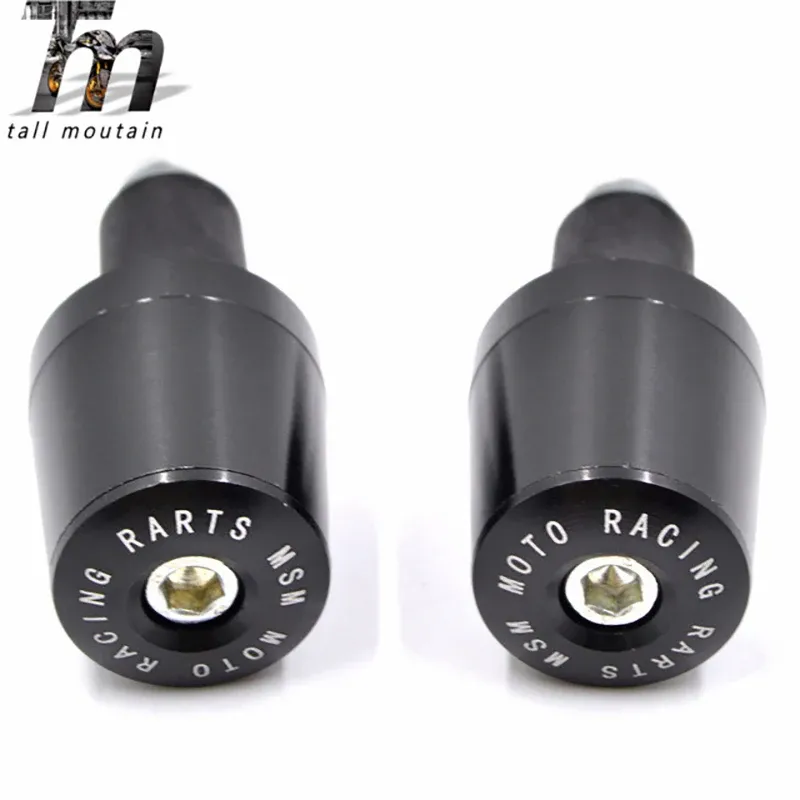 Motorcycle Handlebar Ends: Premium 22MM Aluminum Alloy Handle Bar Cap ...