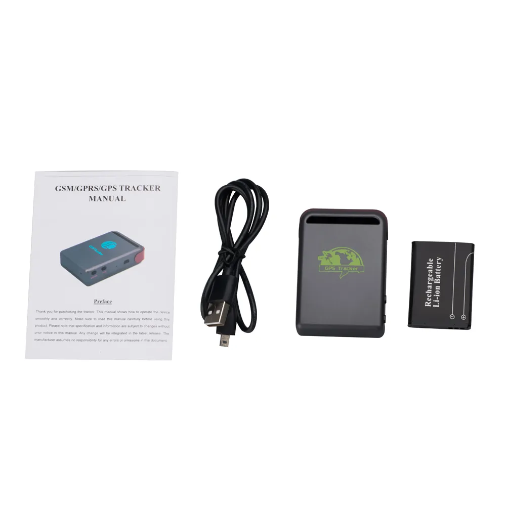 Compact Mini GPS/GSM/GPRS Car Tracker: Real-time Tracking, TK102B ...
