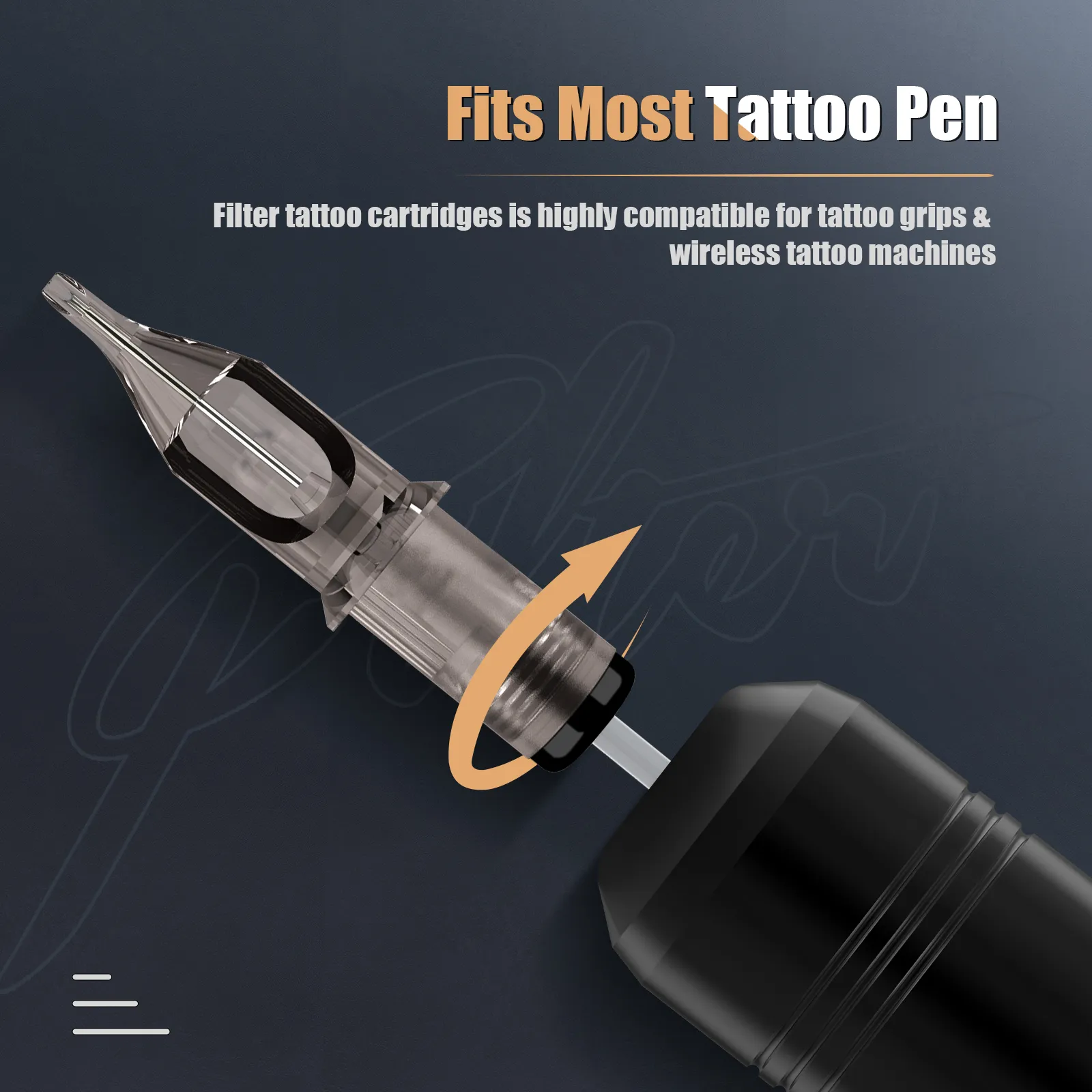 EZ Filter Cartridge Tattoo Needles with Safety Membrane RL/RS for ...