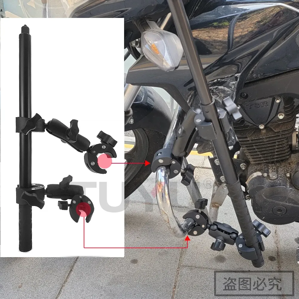 DHgate.com:Motorcycle Handlebar Mount Bracket for GoPro Max, Insta360 ...