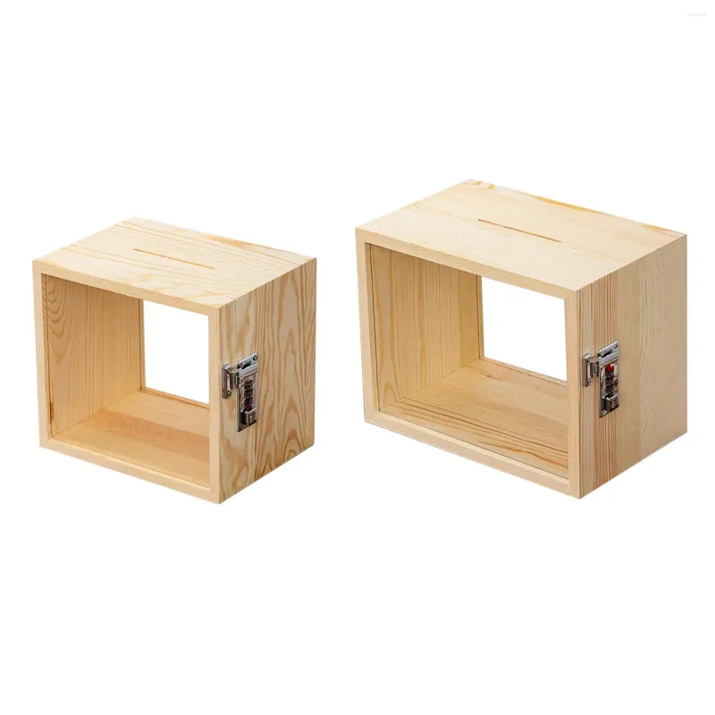 Child Saving Money Bank Display Case For Retail Stores Flip Top Bottles ...