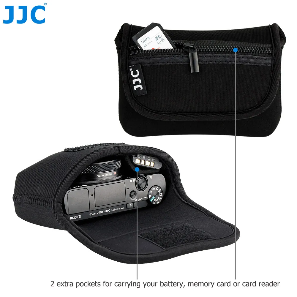 DHgate.com:JJC Camera Bag with 2 Extra Pockets Neoprene Soft Camera ...