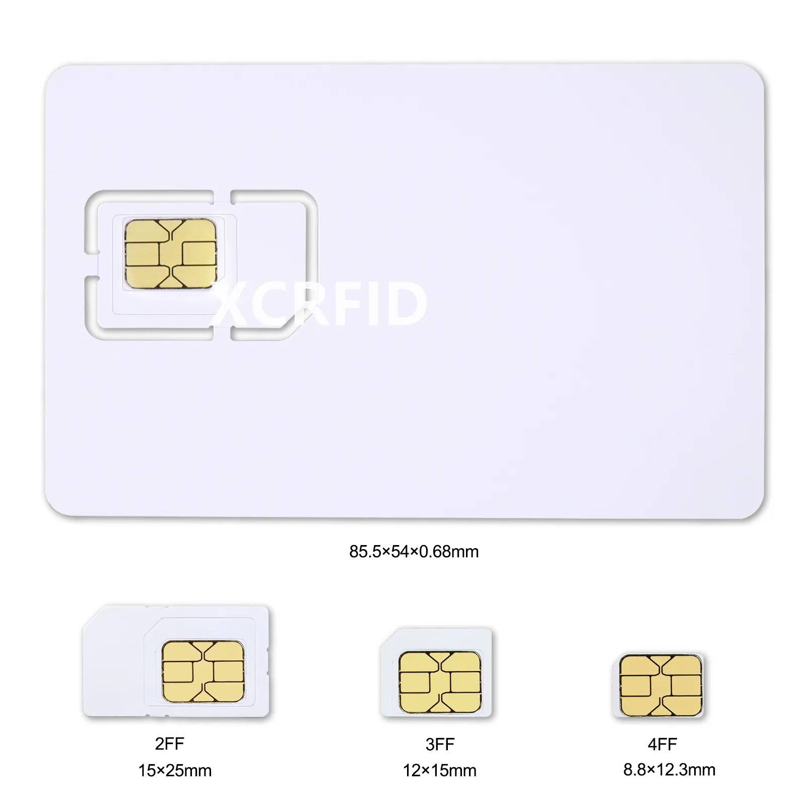 Programmable Blank 4G LTE USIM Card - Universal Mini/Micro/Nano SIM ...