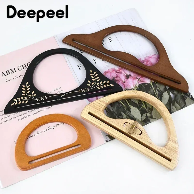 DHgate.com:2-PackDeepeel Wooden Purse Frames, Handcrafted Bag Clasps ...