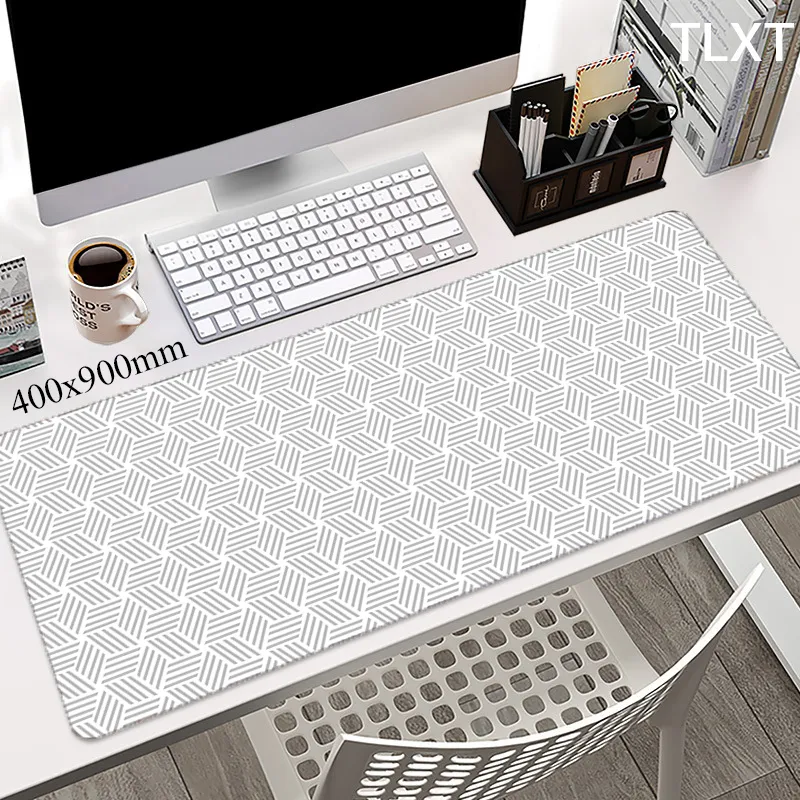 Large Black White Gaming Mouse Pad, Gamer Big Mouse... From Ddmycrazy ...