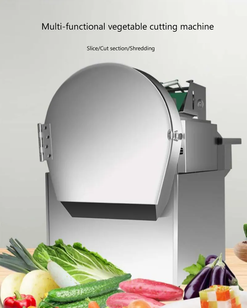 Electric vegetable cutter machine for slicing cabbage, chili, leek ...