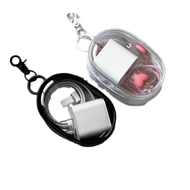 Oval PVC Transparent Zipper Coin Purse with Key - Pack of 100 from ...