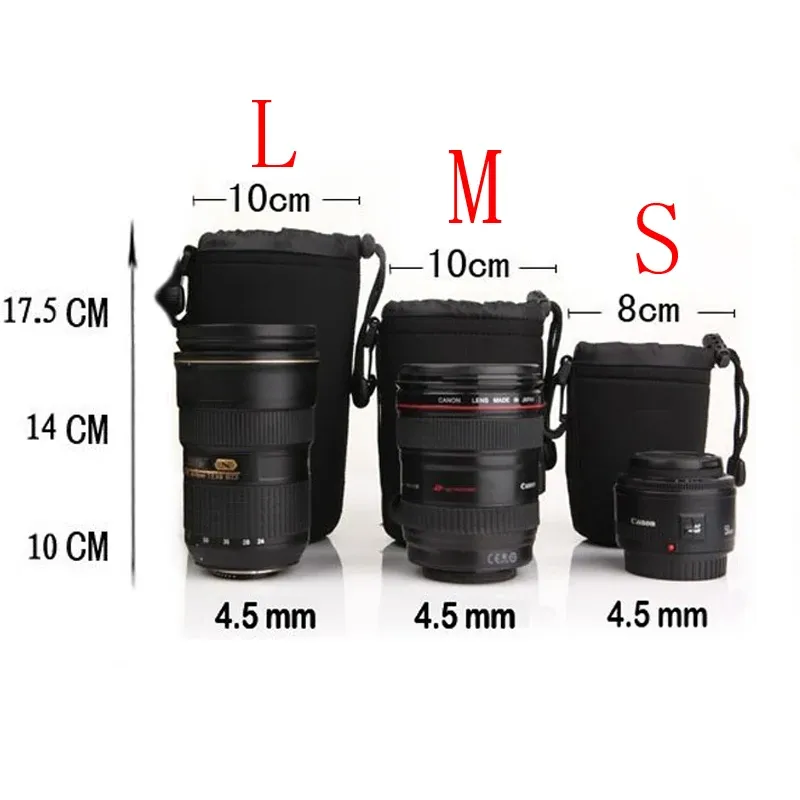 DHgate.com:S M L XL Neoprene waterproof Soft Camera Lens Pouch bag Case ...