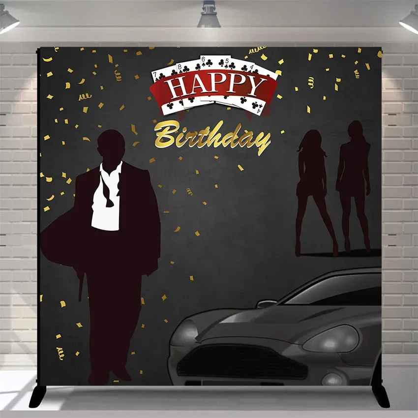 DHgate.com:Casino Party Theme Backdrop James Bond Party 007 Bond Party ...