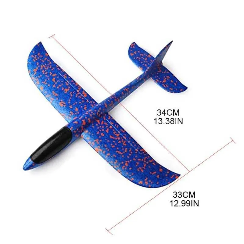 Aircraft Modle Electric/RC Aircraft 33CM Large Foam Aircraft Glider ...