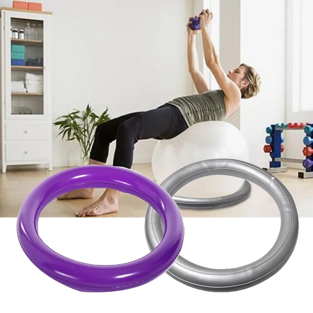 Pilates Ball 55cm Base Ring - Non-Slip PVC Exercise Ball Base with ...