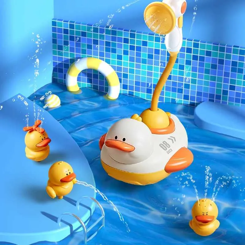 Baby Bath Toys Baby Cartoon Duck Shower Classic Shower Toy Animal ...
