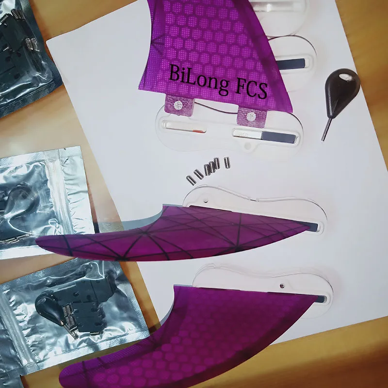 BiLong FCS II Fin Box fcs tab infill kit with Tab Infill, Fin Key Grub ...