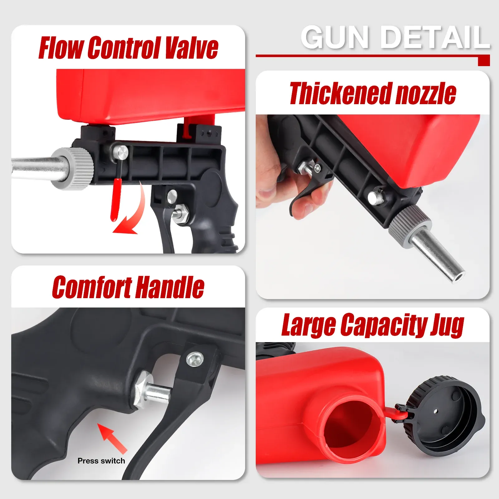 DHgate.com:Hand Held Sand Blaster 90psi Gravity Feed Sandblasting Gun ...