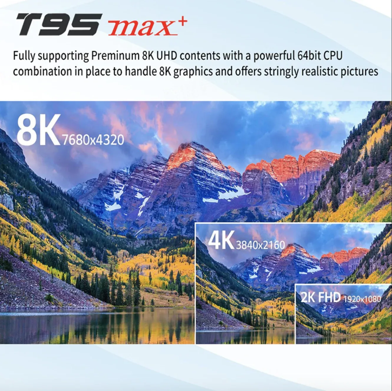 DHgate.com:T95 MAX Plus Android TV Box 2024: Amlogic S905X3 Quad-Core ...