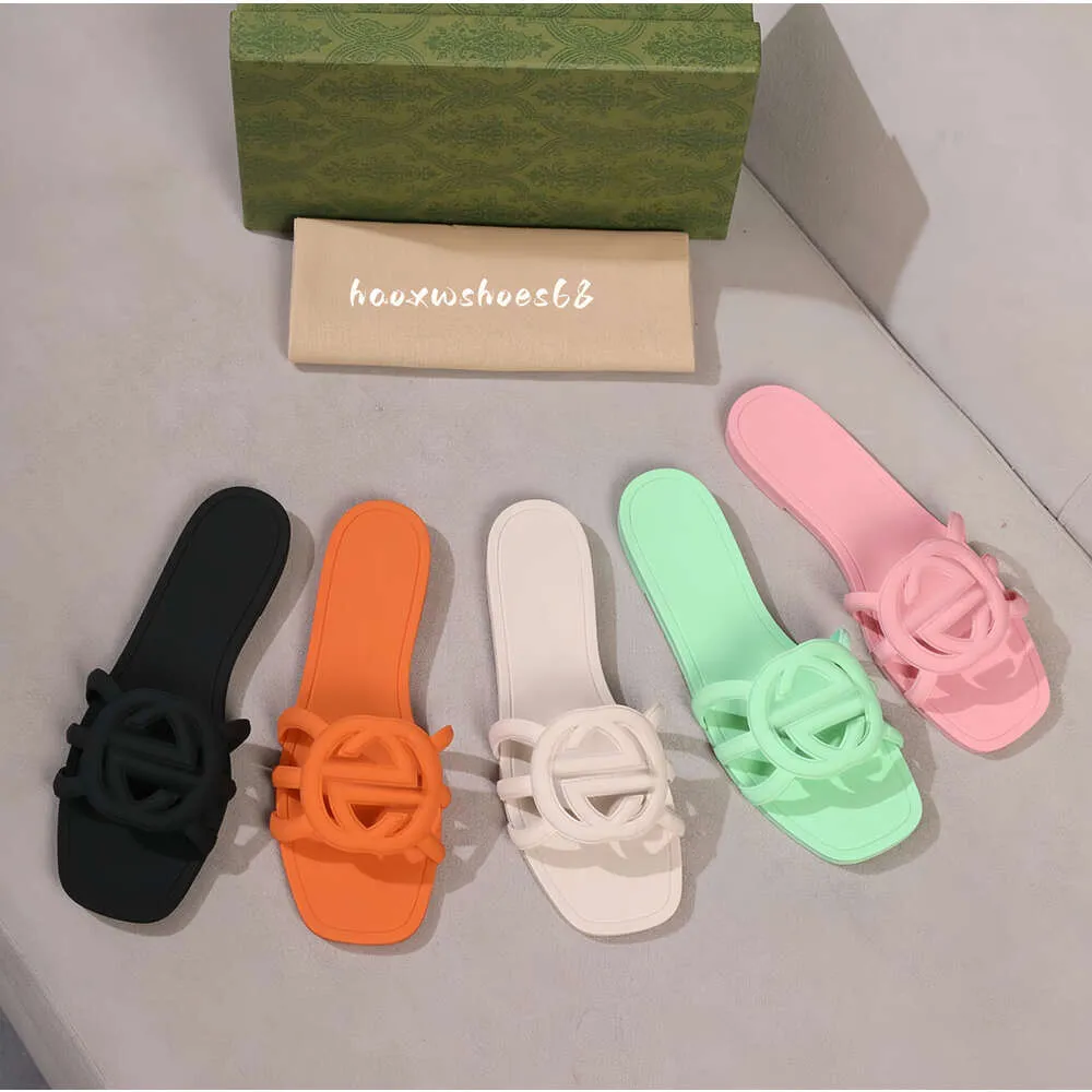 DHgate.com:Designer Sandals Women Interlocking G Slides Rubber Slippers ...