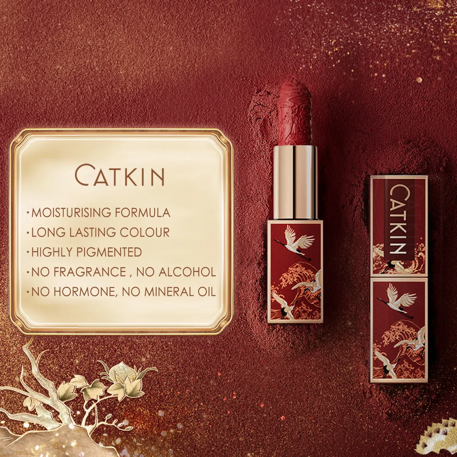 DHgate.com:CATKIN Eternal Love Rouge Lipstick - 10 Shades of Apricot, Orange, Wedding Red ...