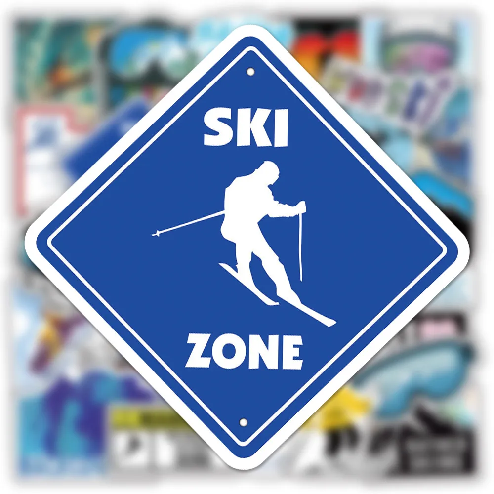snow ski decals