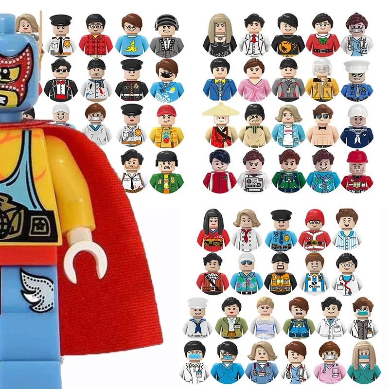 Bricks And Mini Figures DIY Building Block Toy Set Kids' Movie Series ...