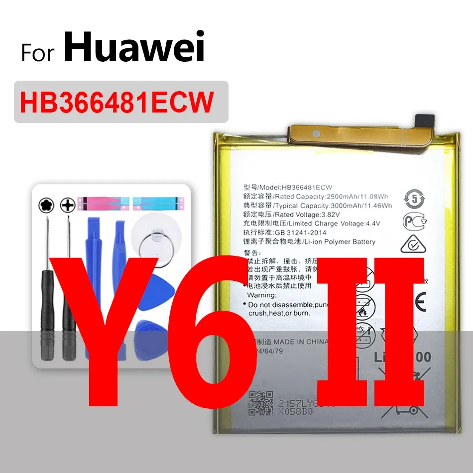 Exclusive Huawei Y5 Y6 Pro Y7 Y9 Prime Lite 2018/Y3 II Battery, with ...