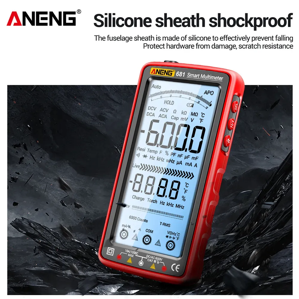 ANENG 681 Smart True RMS Multimeters Rechargeable... From Ddmyhome, $91 ...