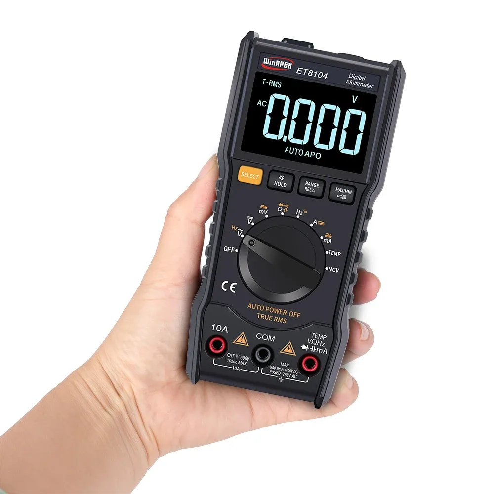 WINAPEX ET8104 9999 Counts True RMS Digital Multimeter for AC/DC ...