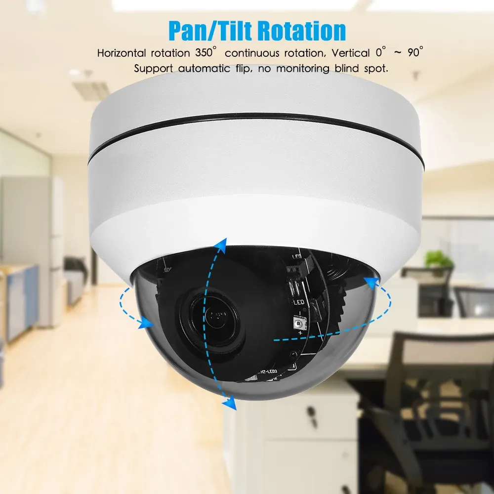 XMeye Pro 4K IP Camera, 8MP/5MP PTZ PoE CCTV Security Camera, 5.0MP 4X ...