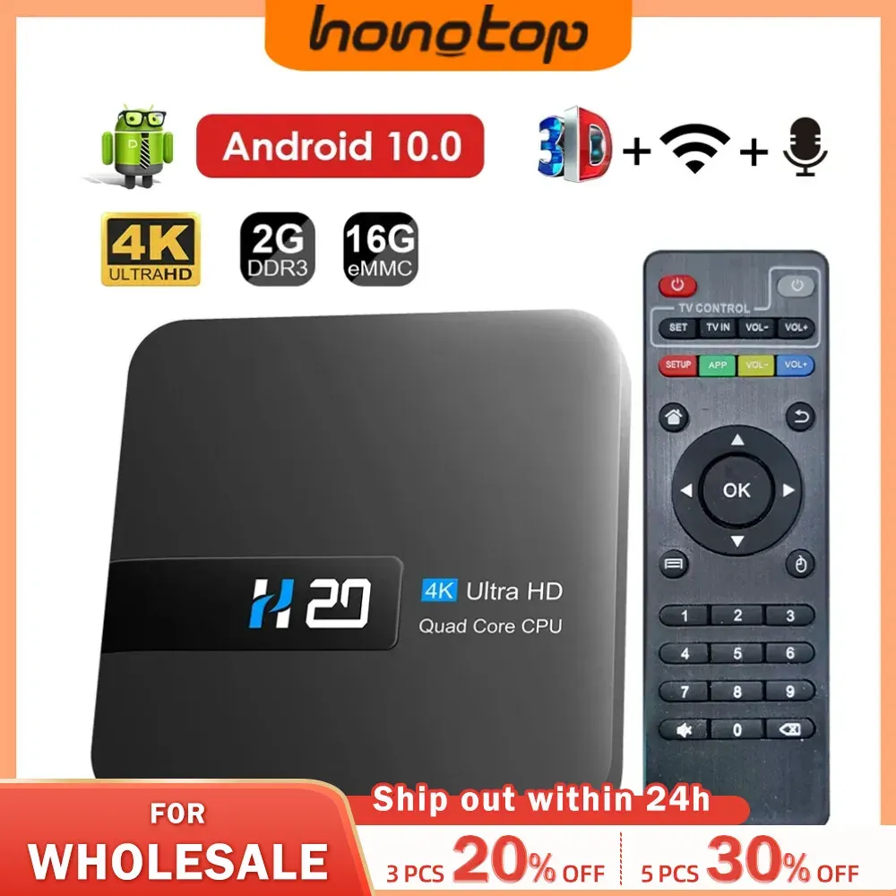DHgate.com:4K H.265 Android TV Box 10.0 3D Smart Media Player with 2GB ...