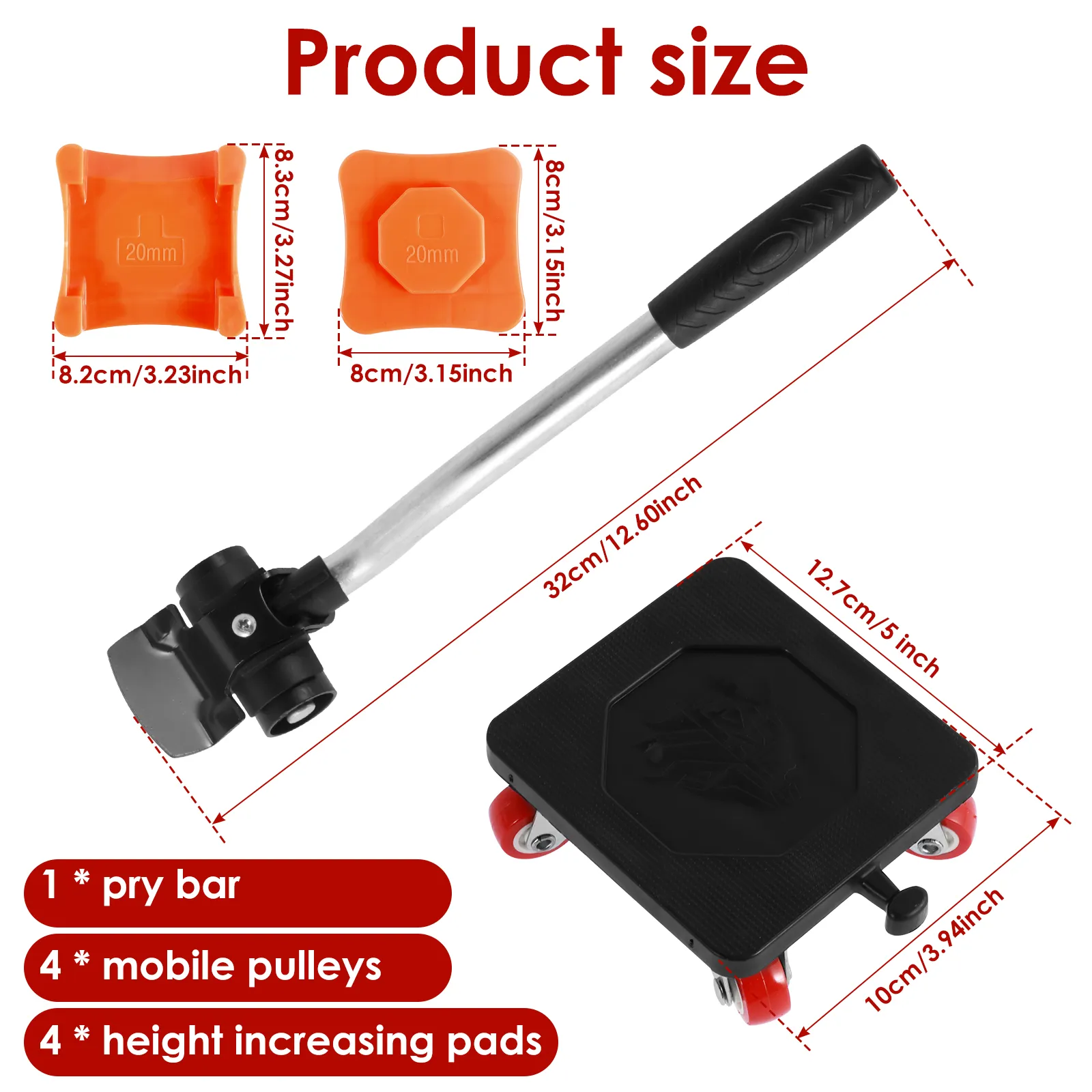 400KG Heavy Duty Furniture Movers Transport Lifter... From Ddmyhome ...