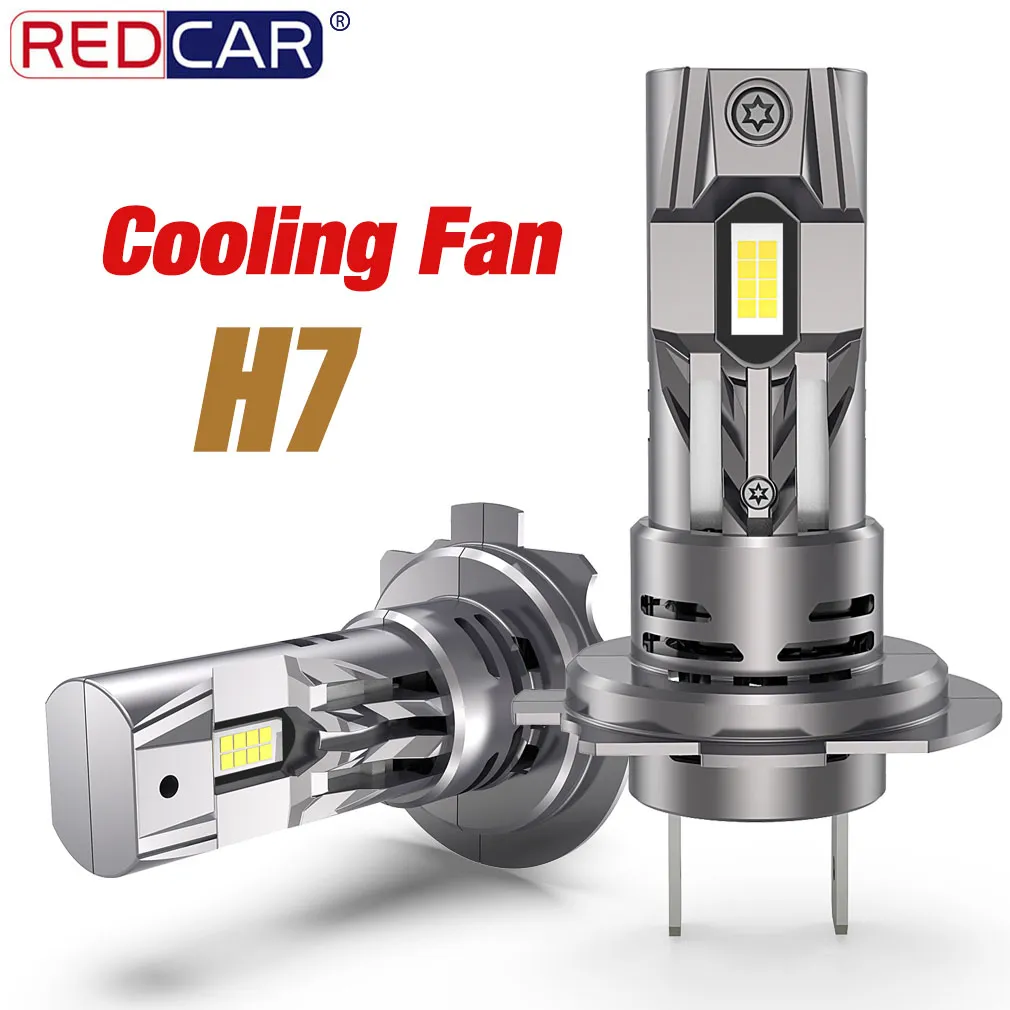 Upgraded H7 LED Headlight Bulbs: 30000LM 150W Super Bright Turbo LED ...