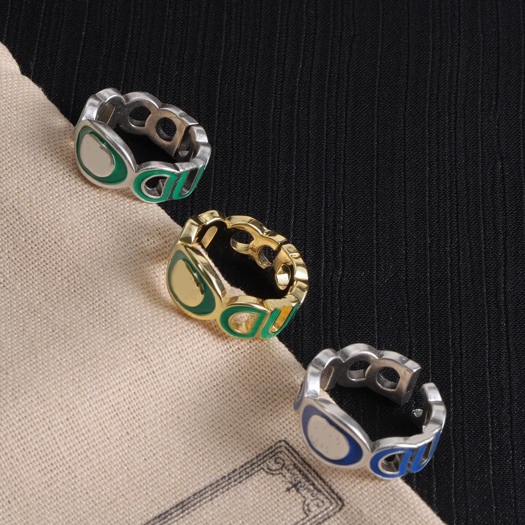 Luxury Tiger Head Ring Company With Enamel 925 Silver Plating Top ...