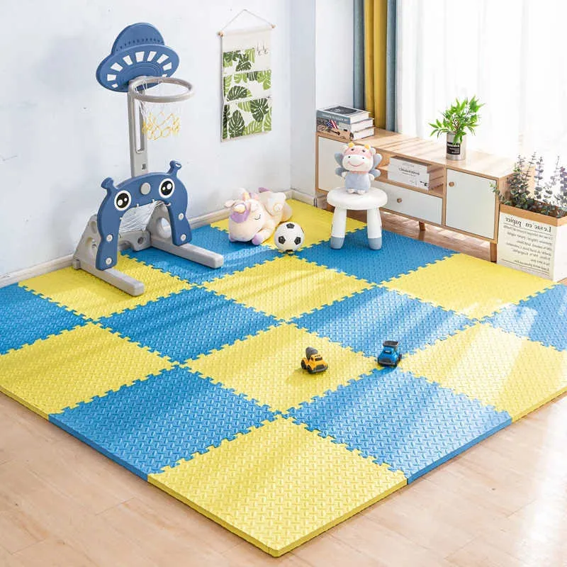 Colorful Foam Baby Play Mat Tiles - Soft Jigsaw Puzzle Floor Padding ...