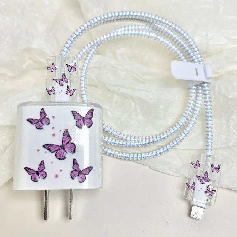 Cute Cable Protectors: Fast Charging Cord Saver & Organizer, Colorful ...