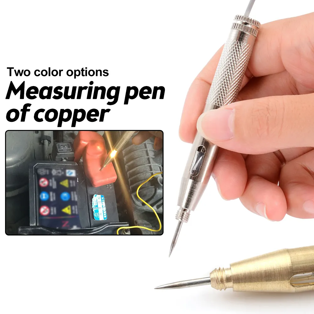 Automotive Electrical Circuit Tester, 6V 24V Test Light Probe, Car ...