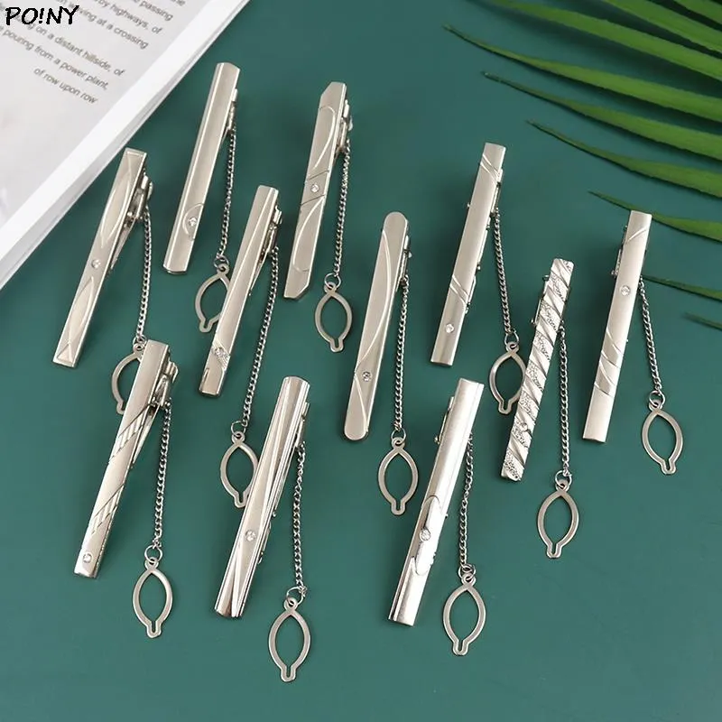 DHgate.com:Exquisite Metal Tie Clip for Men: Simple Bar Clasp Bowtie ...