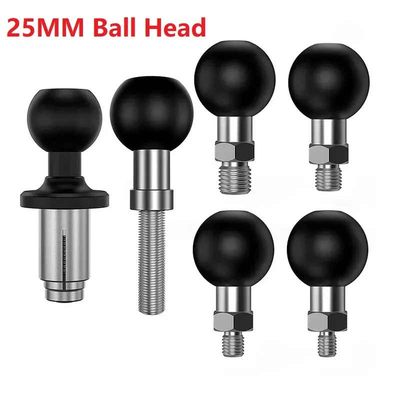 1" Mirror Ball Head plug adapter to M6/M8/ M10...