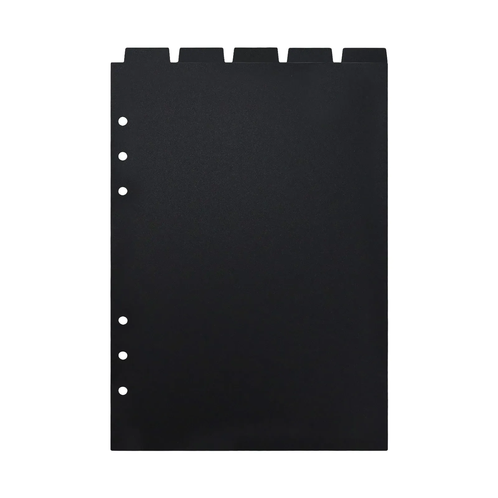 black folder dividers