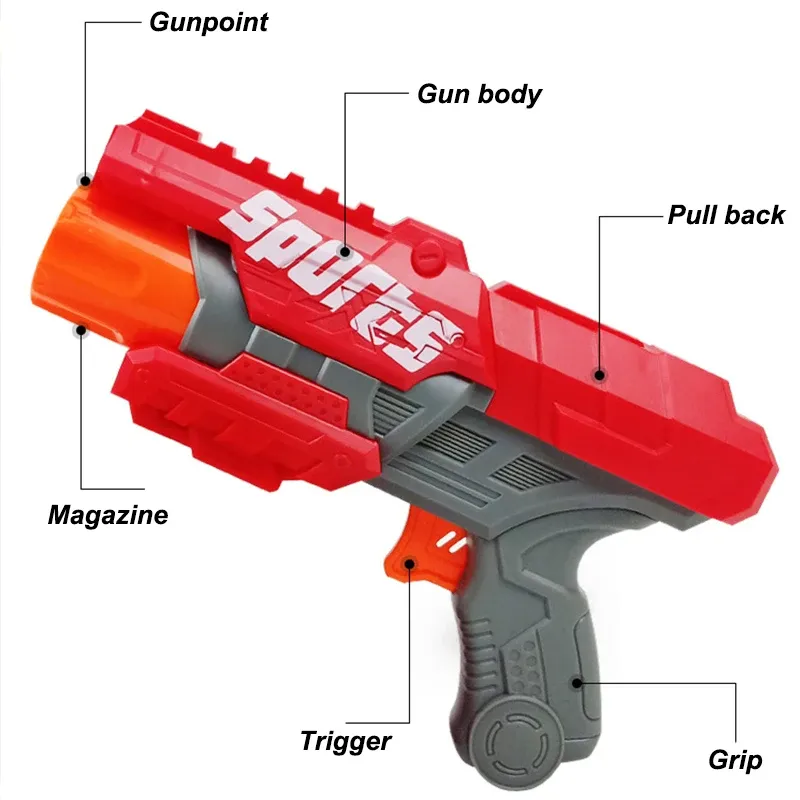 DHgate.com:Kids Eva Foam Bullet Gun Toys 2024 - Safe Soft Bullet Guns ...