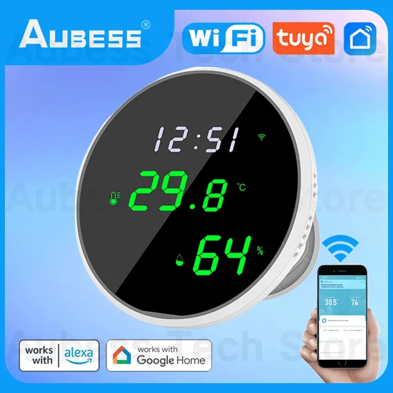 DHgate.com:Tuya Smart WiFi Thermometer Hygrometer - Wireless Temp ...