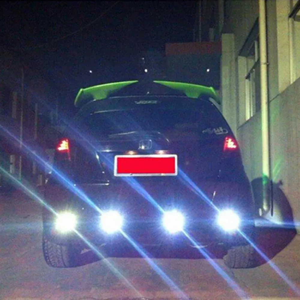 2x Universal 18mm Auto Waterproof Eagle Eye Daytime Running Light Fog ...