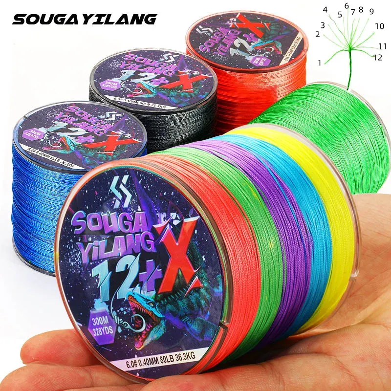 DHgate.com:12 Strand Braided Fishing Line - 100m & 300m Multifilament ...