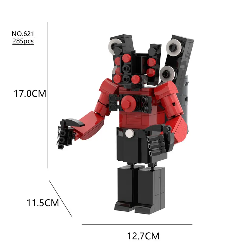 New Toilet Man Building Blocks Toy Skibidi Toilet Game Set For Kids ...