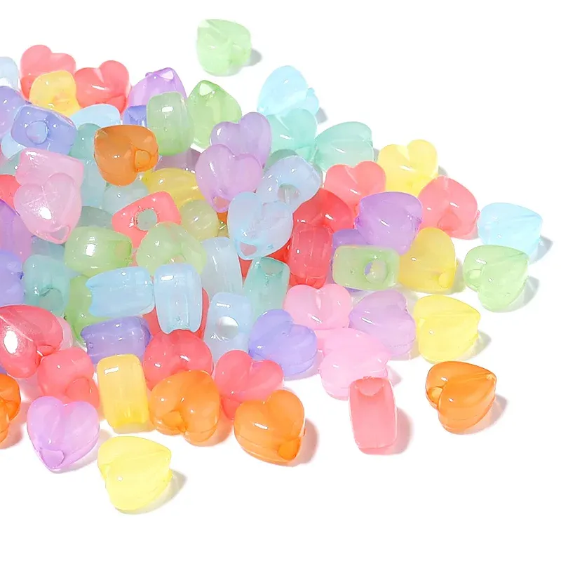 Candy Color Heart Shape Acrylic Beads 8mm... From Ddmyfriend, $21.95 ...