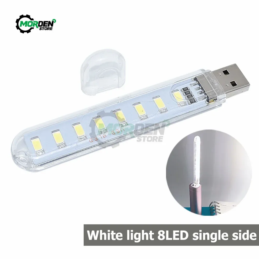 Portable LED Book Light: DC5V Ultra Bright 3/8 LEDs Reading Lamp For ...