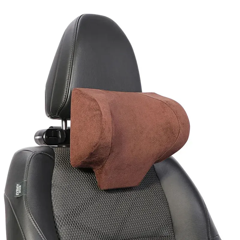 DHgate.com:Leather Car Headrest Pillow - Adjustable Vehicle Head ...