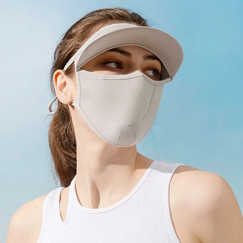 DHgate.com:Sun & UV Protection Ice Silk Breathable Scarf Mask ...